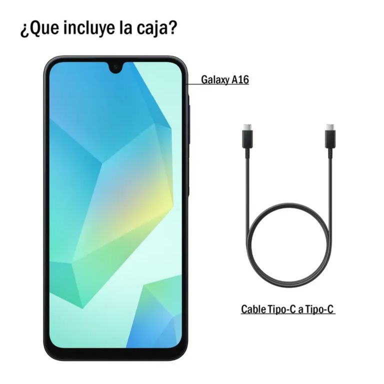 Celular Samsung Galaxy A16 128gb Negro SAMSUNG | falabella.com