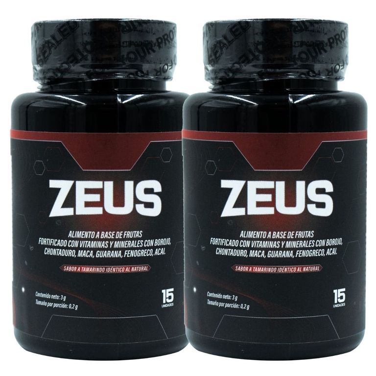 Zeus Combo x2 – Potencia + Energía Masculina en 30 Discos UNMERCO ...