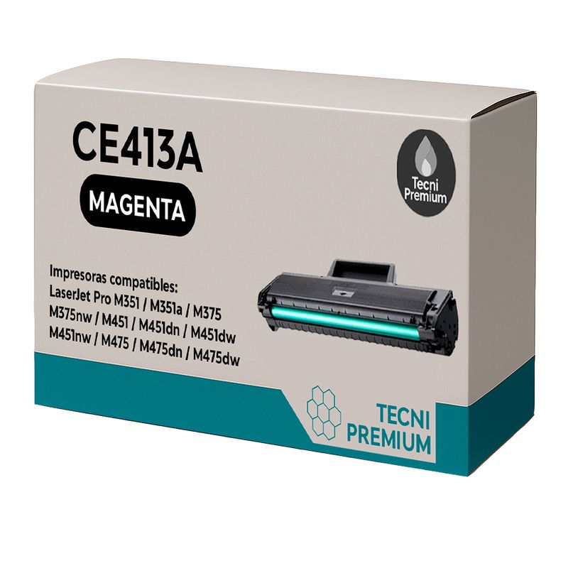 Toner Compatible CE413A Magenta Impre LaserJet Pro M351M375M451M475 ...