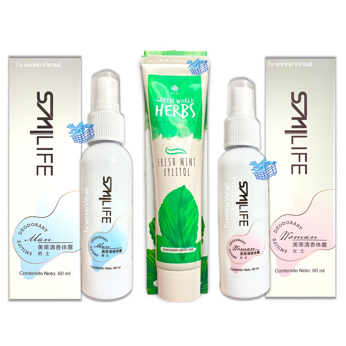 Desodorante Natural Para Hombre Y Mujer Hgw + Crema Dental HGW HEALTHY ...