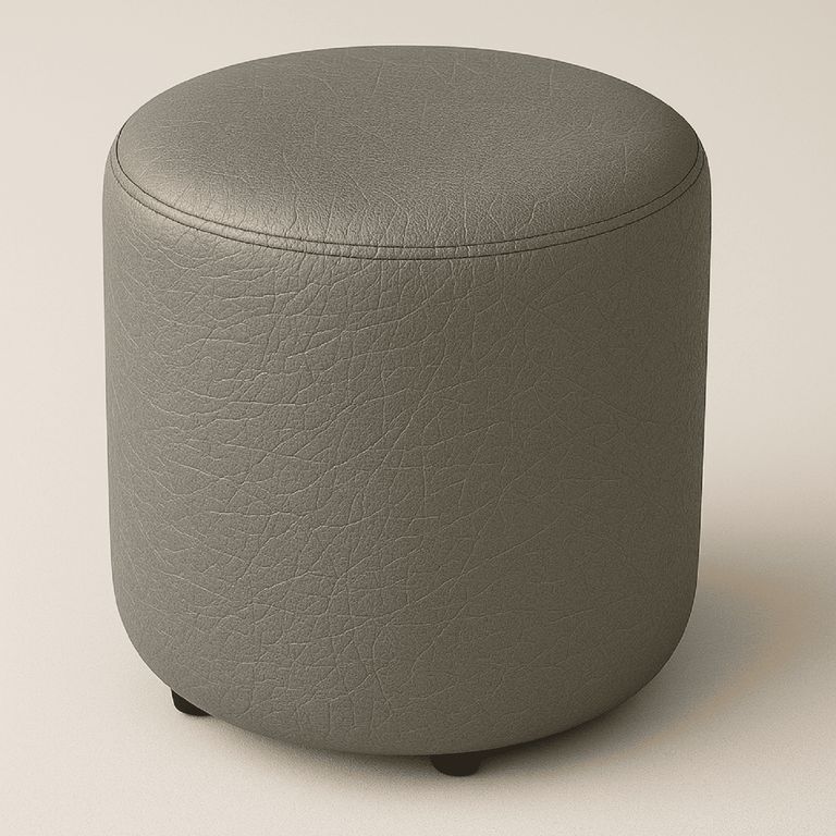 Puff Circular Gris Medio PUFF BOGOTA | falabella.com