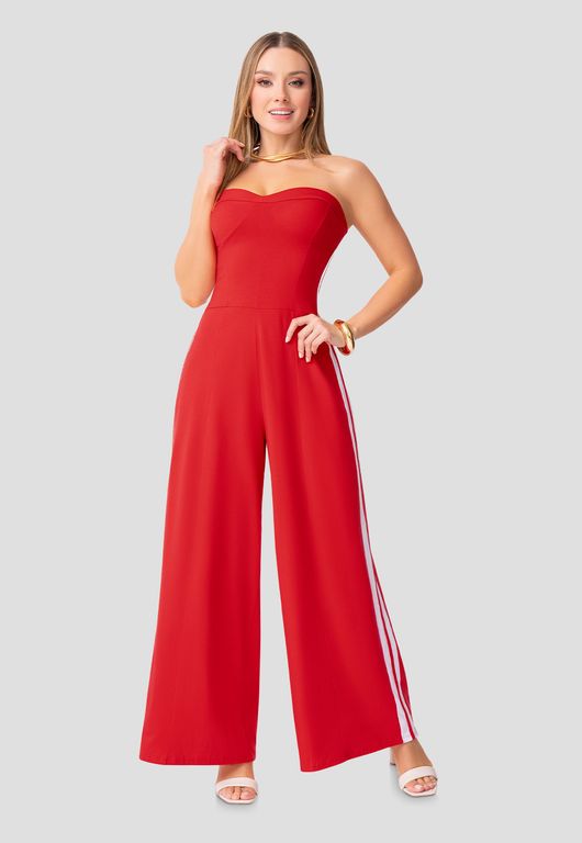Enterizo Largo Mujer Rojo Mp 112039 MARKETING PERSONAL | Falabella Colombia