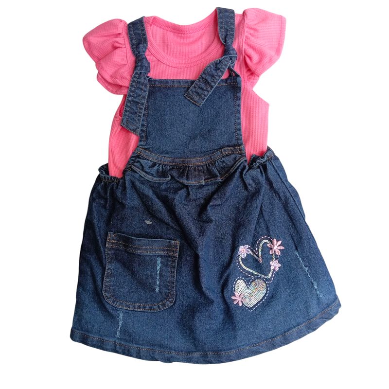 JARDINERA ROPA NIÑA BLUSA ROSA TL 12 MESES BABY MAS | falabella.com
