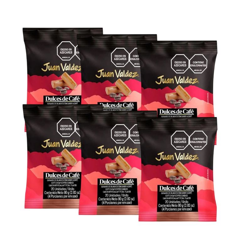 Dulces De Cafe Juan Valdez 6 Paq X20u JUAN VALDEZ | falabella.com