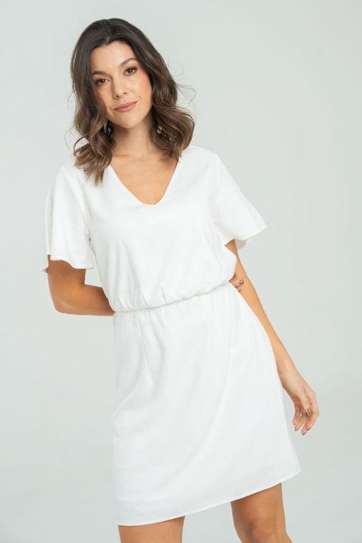 Vestido pitsy Blanco crudo Ragged RAGGED | Falabella Colombia