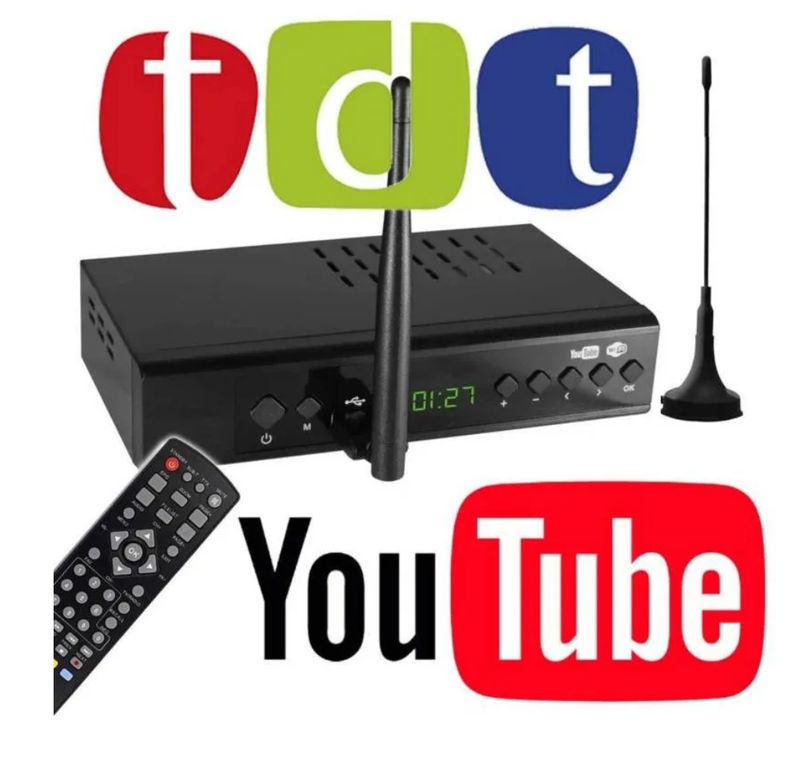 Decodificador TDT Compatible con señal en alta definición DC-12 ...