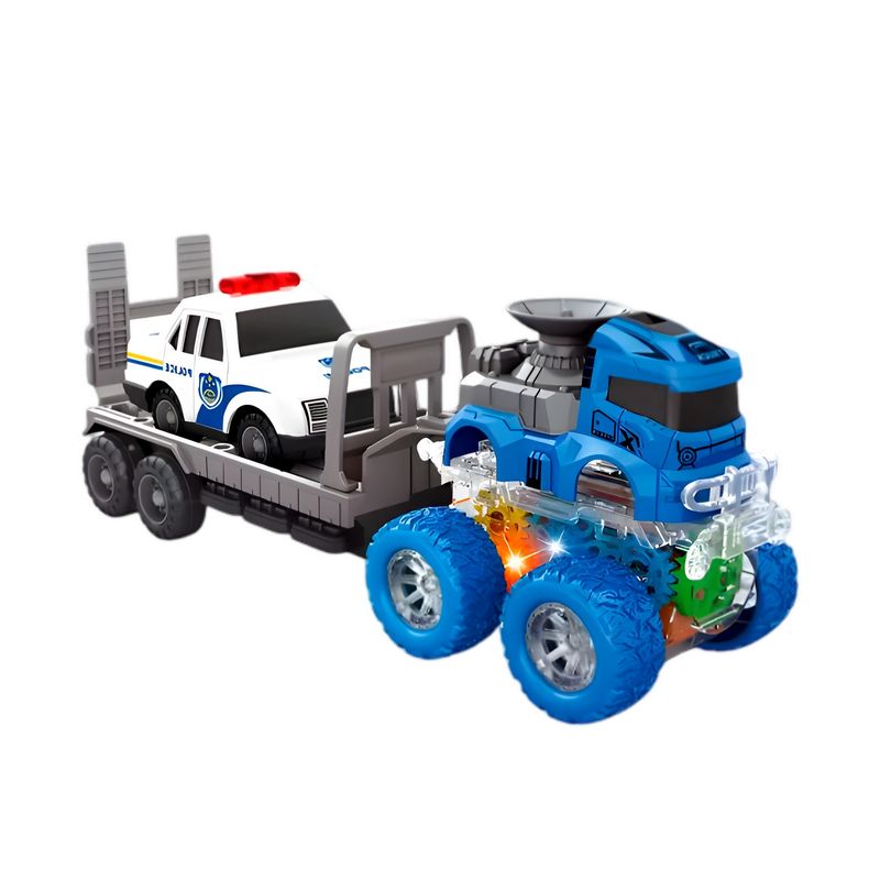 Camion Niñera Trailer Carro Policia Juguete Interactivo GENERICO ...