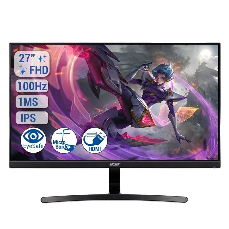 MONITOR ACER 27 IPS Full HD K273 Ebi VGAHDMI 100Hz ACER | falabella.com