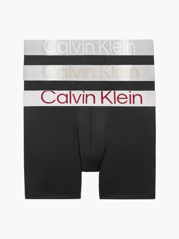 Pack multicolor de 3 boxer brief - Steel Micro Calvin Klein CALVIN ...