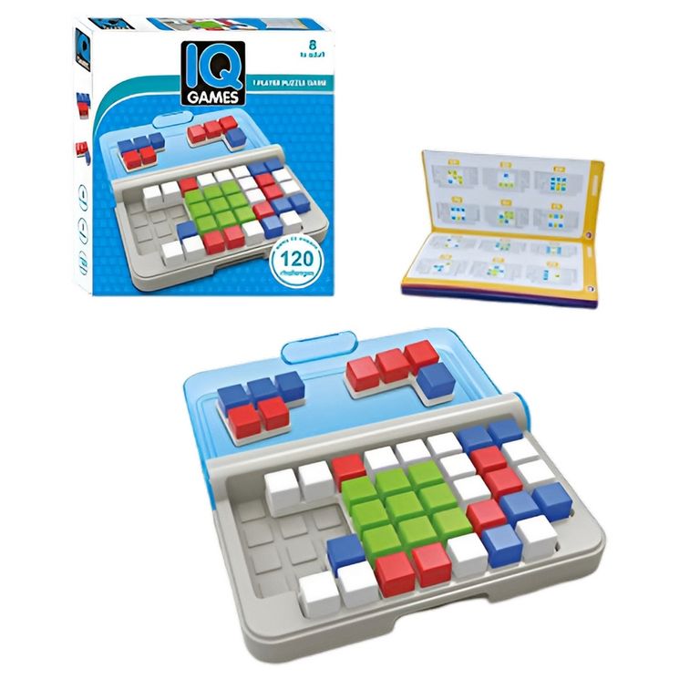 Juego De Mesa Iq Logica Estrategia Tetris Figuras 120 Retos GENERICO ...