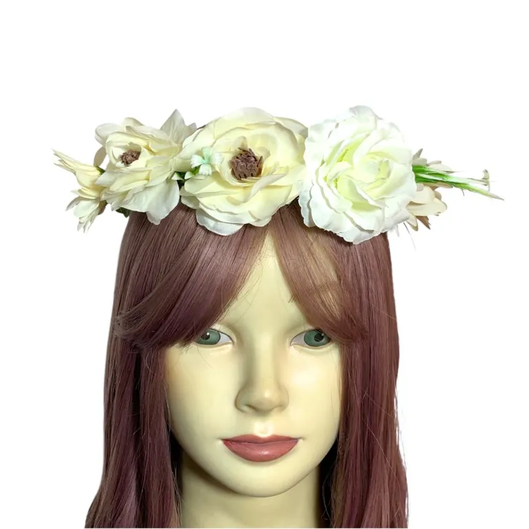 Balaca Corona De Flores Disfraz Catrina - Halloween GENERICO ...