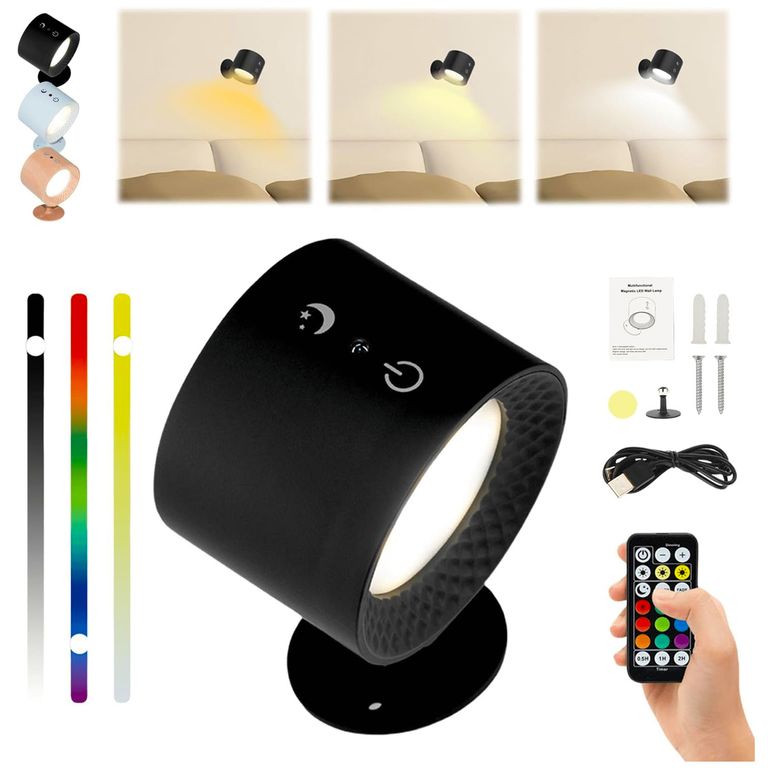 Lámpara De Pared Interior Y Exterior Luz Impermeable Iluminación ONE ...