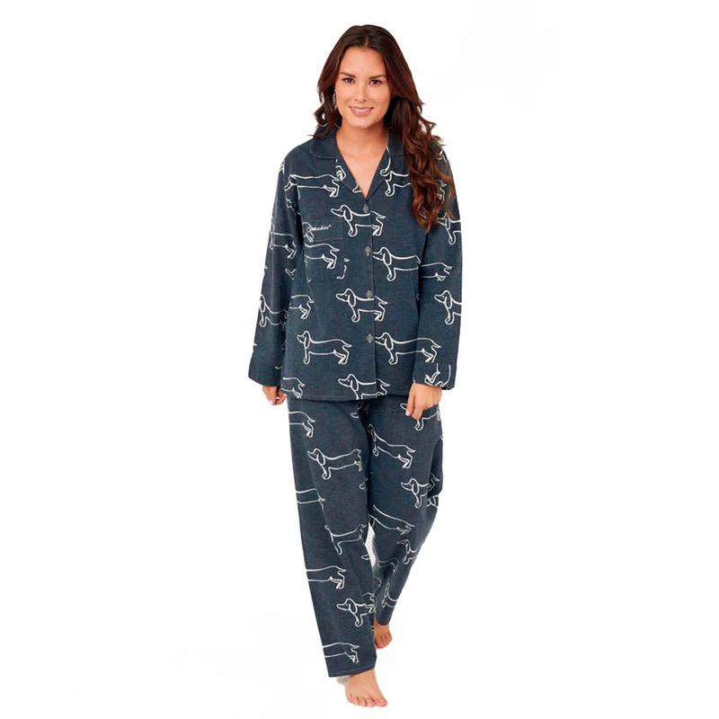Pijama completa con pantalón Mujer Manga larga Clonhadas DANIELA ...