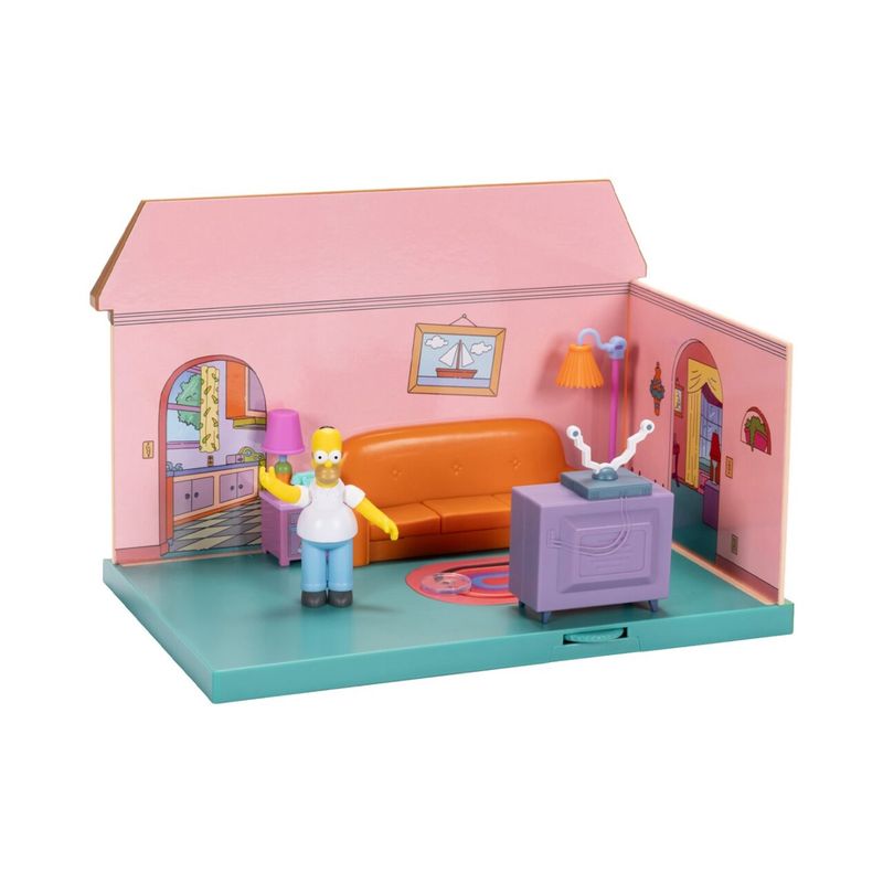 Playset Casa de Los Simpsons Coleccionable a Escala LOS SIMPSONS ...