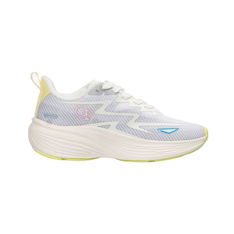 Tenis para Mujer OP Game De Running Pro Blanco con gris OCEAN PACIFIC ...