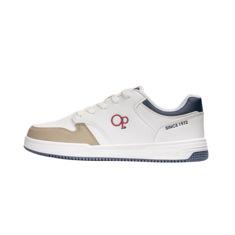 Tenis Ocean Pacific Elion Classic para Hombre color Blanco y Azul OCEAN ...