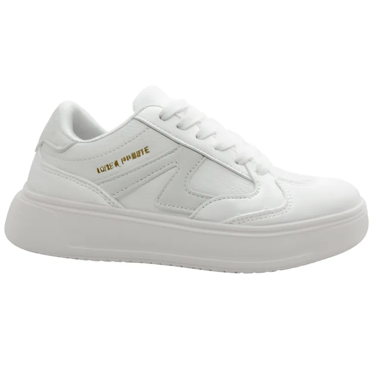 Tenis OP Doni Classic para Mujer color Blanco y Beige OCEAN PACIFIC ...