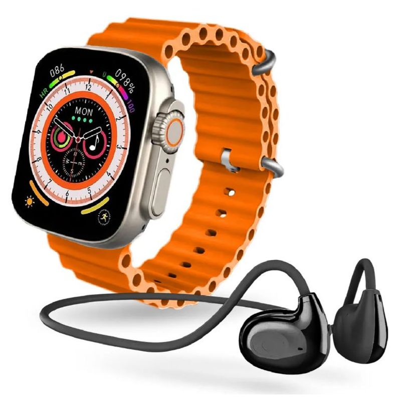 Smartwatch Sport H8 Ultra Con Audífonos Air Conduction Bluetooth 5.3 ...