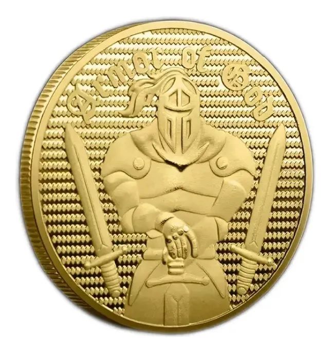 Medalla Moneda Conmemorativa Caballero Medieval Bronce USA | falabella.com