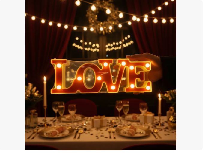Letrero Led Love Luz Perfecta Para Fiestas Y Regalos INFANTILES ...