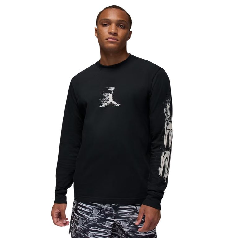 Sueter Nike M J Df Sprt Gfx Ls Crew Hombre-Negro NIKE | Falabella Colombia