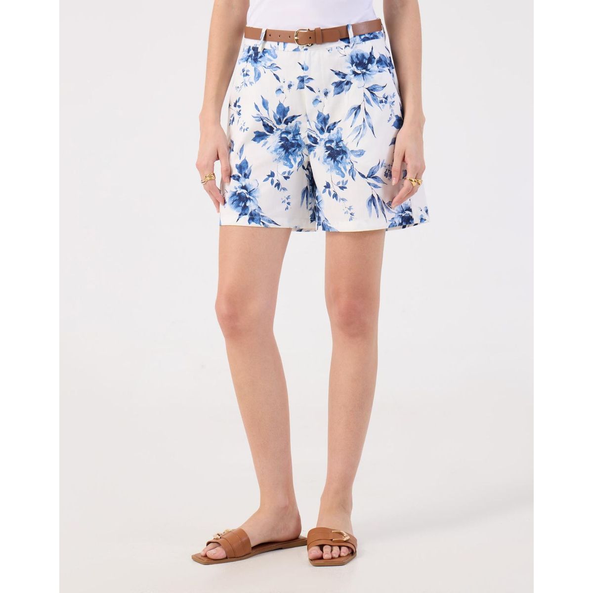 Bermuda Para Mujer Regular Corto Color Azul Marca Patprimo #30100400 ...