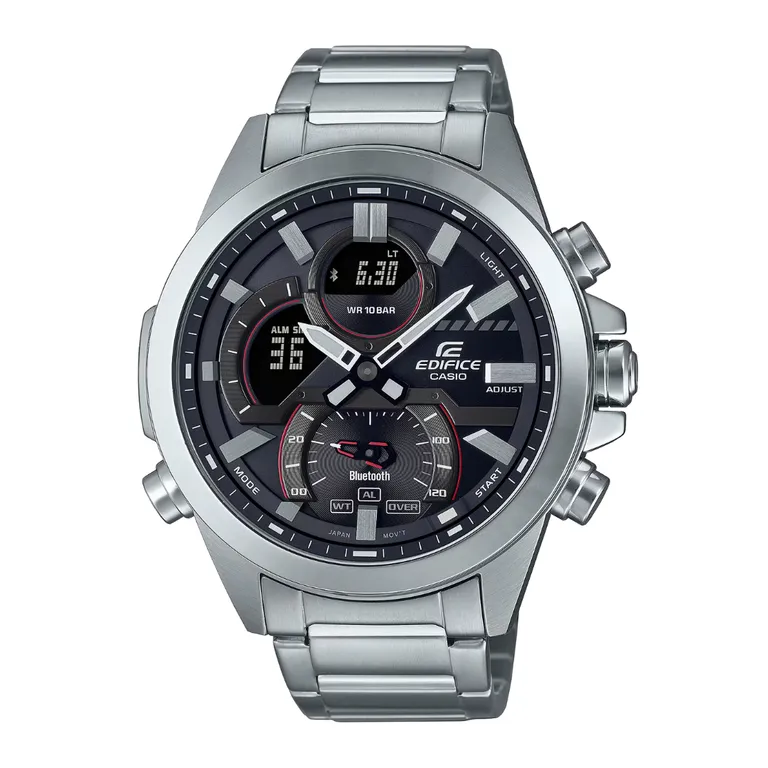 Reloj Casio Edifice Para Hombre Moderno ECB-30D-1A Bluetooth Negro ...