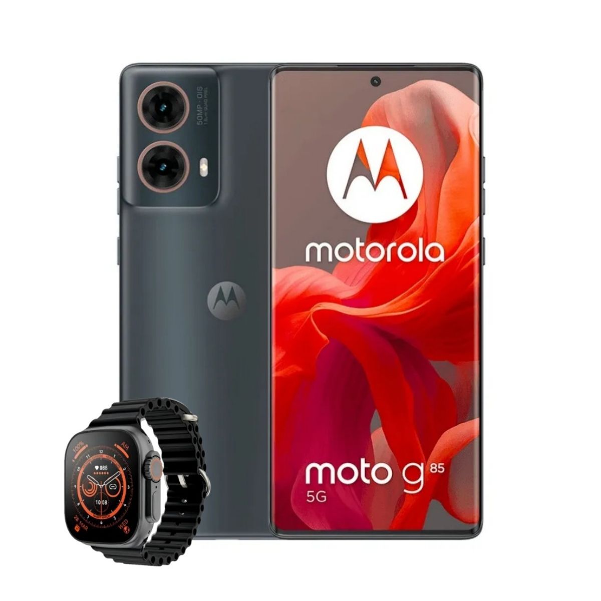 Motorola G85 256GB 8GB Ram 5G Gris + Smartwatch MOTOROLA | falabella.com
