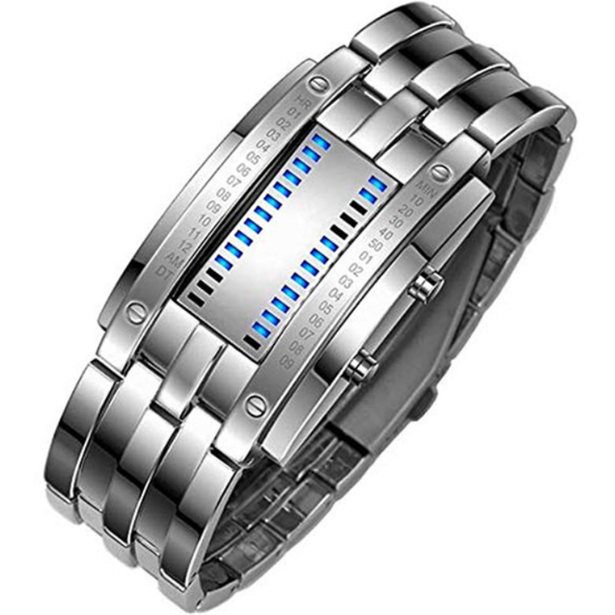 RELOJ BINARIO FUTURISTA EN ACERO INOXIDABLE ORIGINS | Falabella Colombia