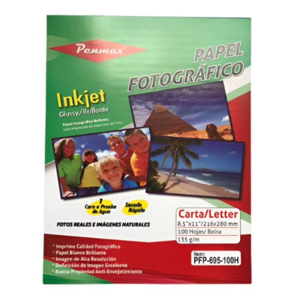 PAPEL FOTOGRAFICO CARTA X 135 GR POR 100 Hojas GENERICO | Falabella ...