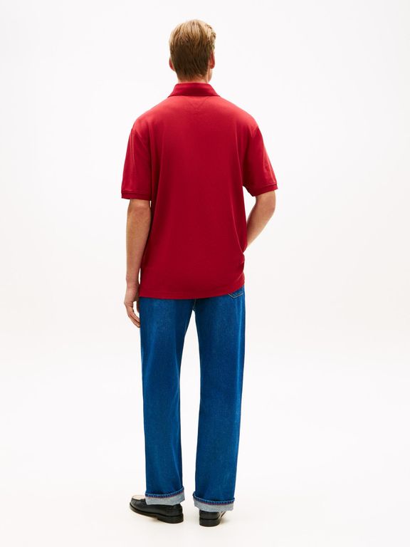 Polo rojo archive crest con logo Tommy Hilfiger TOMMY HILFIGER ...