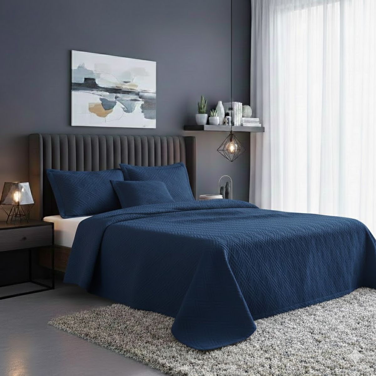 Colcha Doble Full en Algodón 200 Hilos – Elegancia y Confort Premium ...