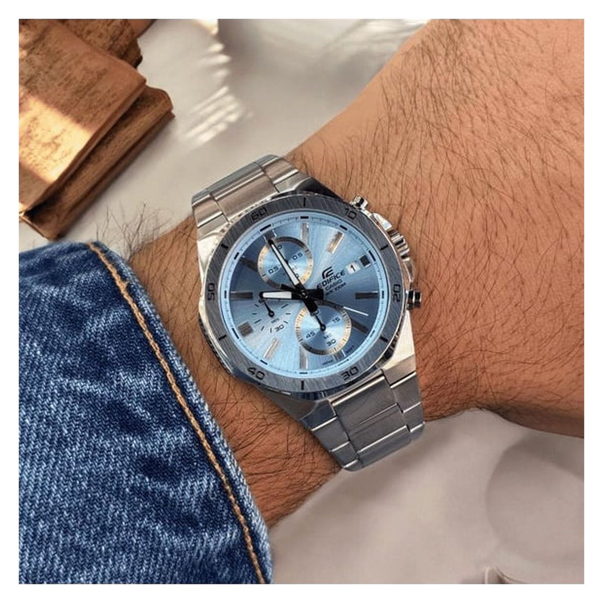 Reloj Edifice Para Hombre Plateado Efv-640d-2bvudf CASIO | Falabella ...