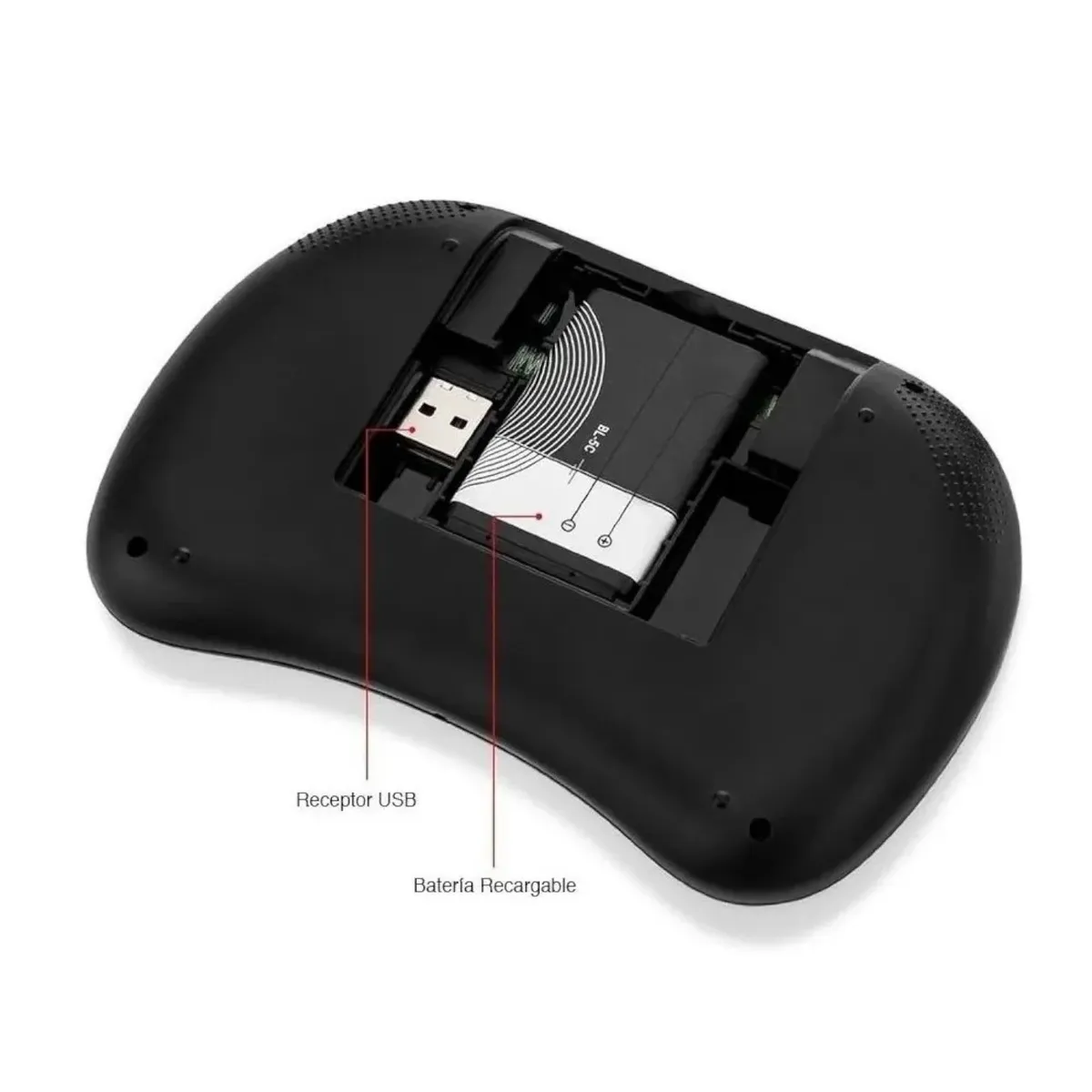 Teclado Mouse Táctil Inalámbrico Para Smart - Tv Box - Pc - Tabletas ...