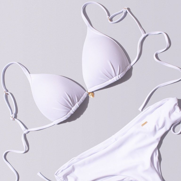 Top triangular baño - 808128 blanco LAURA | falabella.com