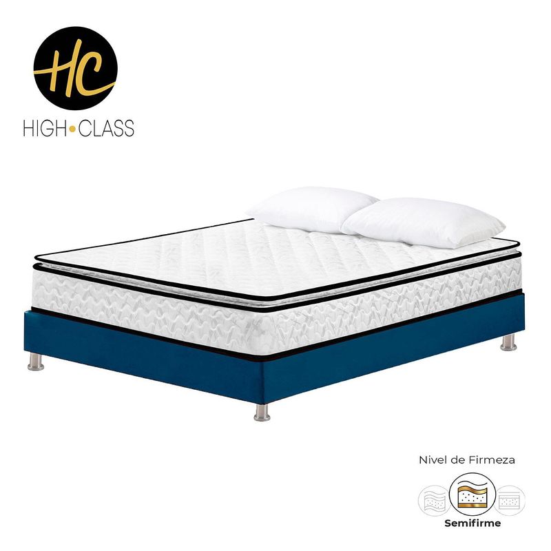 Colchón Con Base Doble Stanford Relax HIGH CLASS | falabella.com