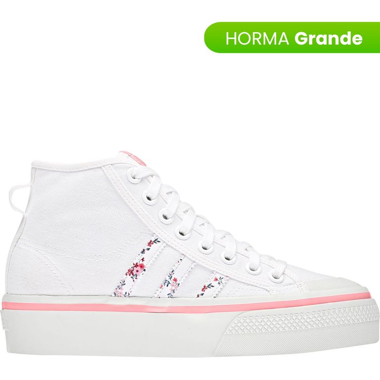 Tenis Adidas Originals Mujer Moda Nizza Platform Mid Horma Grande ...