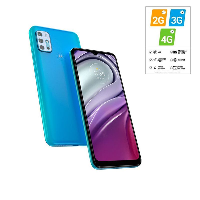 Celular Moto G20 128Gb- Azul MOTOROLA | falabella.com