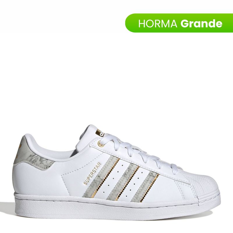 Tenis Adidas Originals Mujer Moda Superstar Horma Grande ADIDAS ...