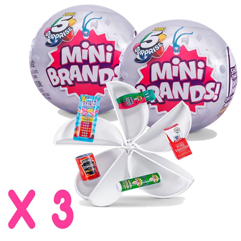 5 Surprise Mini Brands Set X 3 | falabella.com