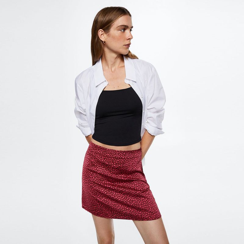Falda Corta MANGO Mujer MANGO | falabella.com