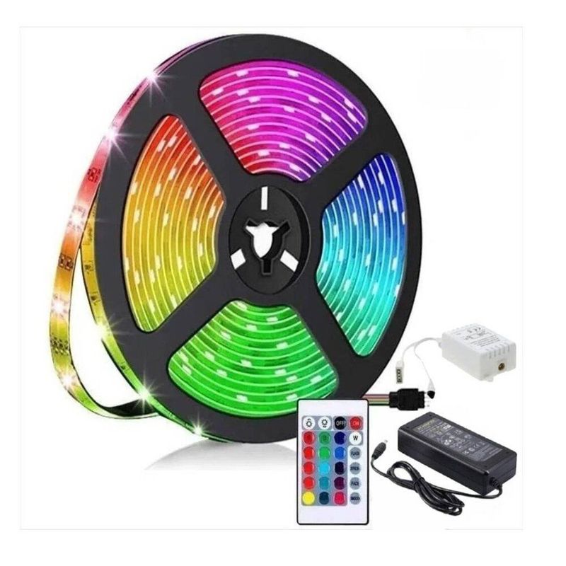 Cinta De Luz Led 5 Mts Rgb Control Remoto 12V GENERICO | falabella.com