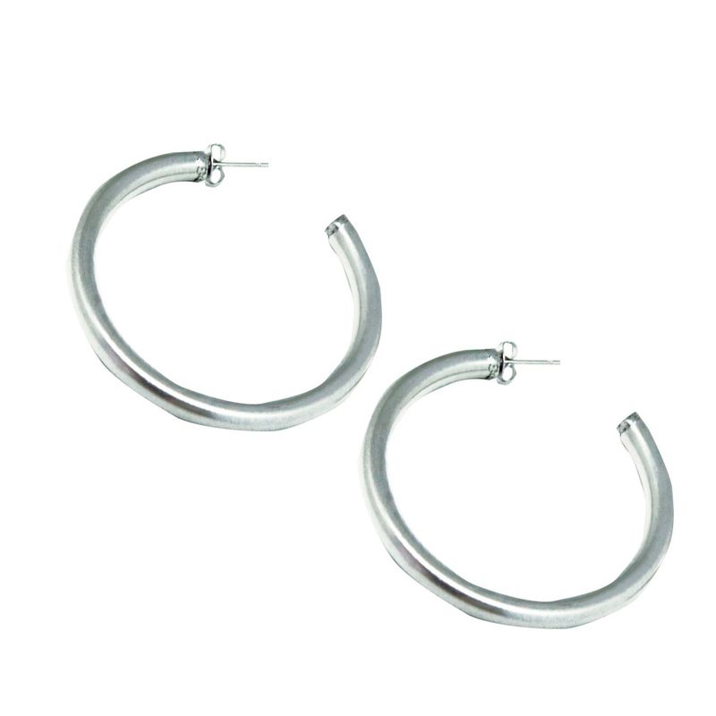 Arete Mujer Candonga Plateada AZ ACCESSORIES | falabella.com