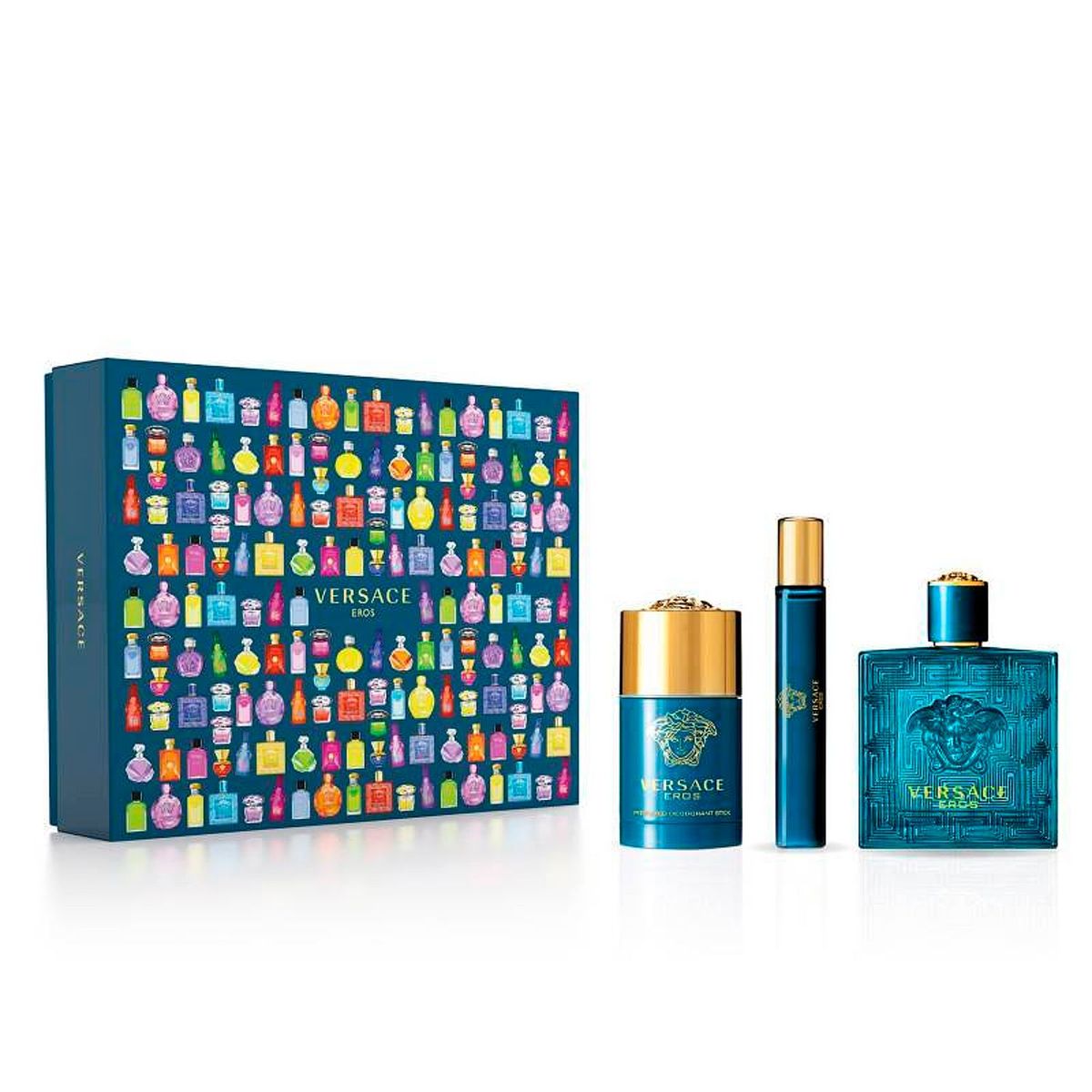 Set de Perfume Hombre Versace Eros 100 ml EDT VERSACE | Falabella Colombia