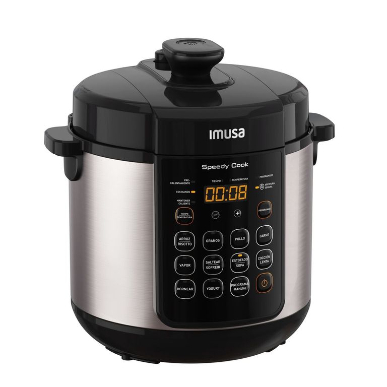 Olla a presión Imusa Acero inoxidable 5 lt IMUSA | falabella.com
