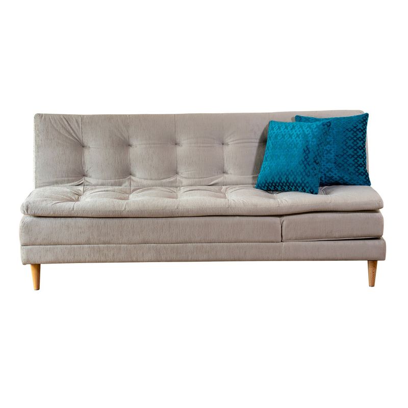 Sofá Cama Moderno en Tela de 3 Puestos 84 x 186 x 85 cm York Colchones ...