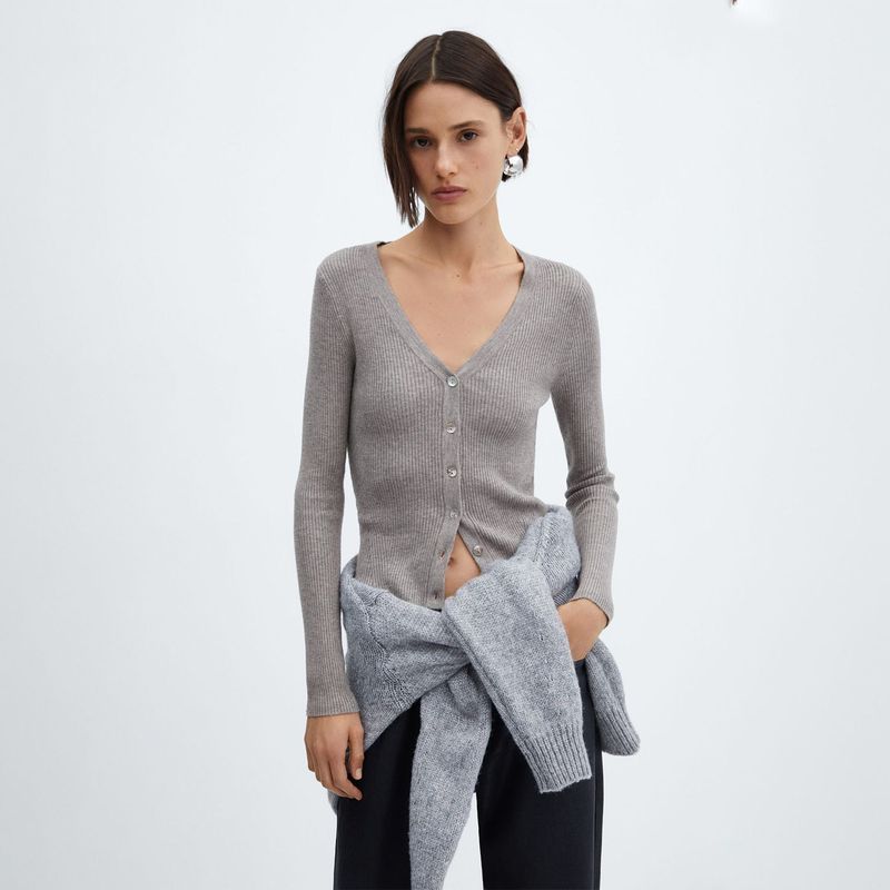 Cardigan para Mujer Ajustado MANGO MANGO | falabella.com