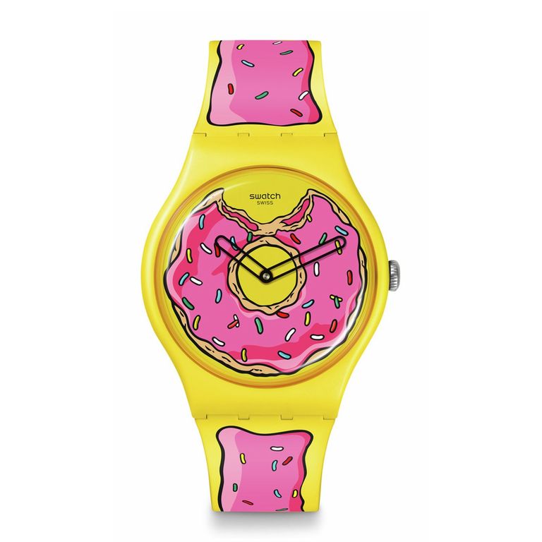 Reloj Swatch Unisex SECONDS OF SWEETNESS. Reloj análogo Amarillo ...