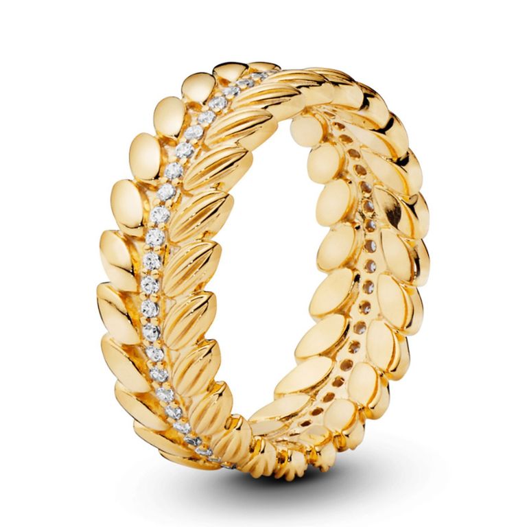 Anillo Pandora Granos de Energía Recubrimiento en Oro PANDORA ...