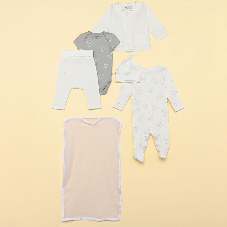Pijama para Bebé niño 5 piezas de Algodón Baby Fresh BABY FRESH ...